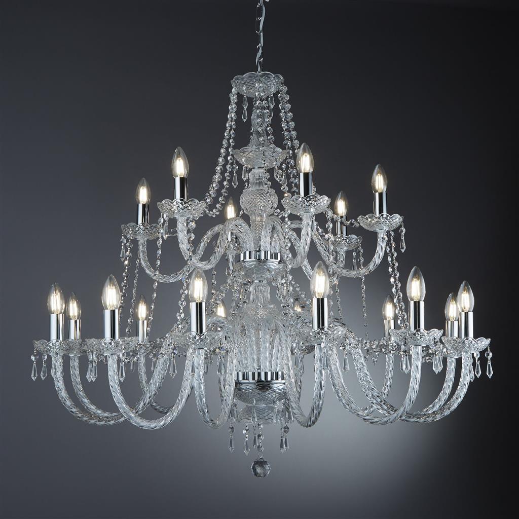 Searchlight Crystal & Chandelier Light Fittings | Elegant Ceiling ...