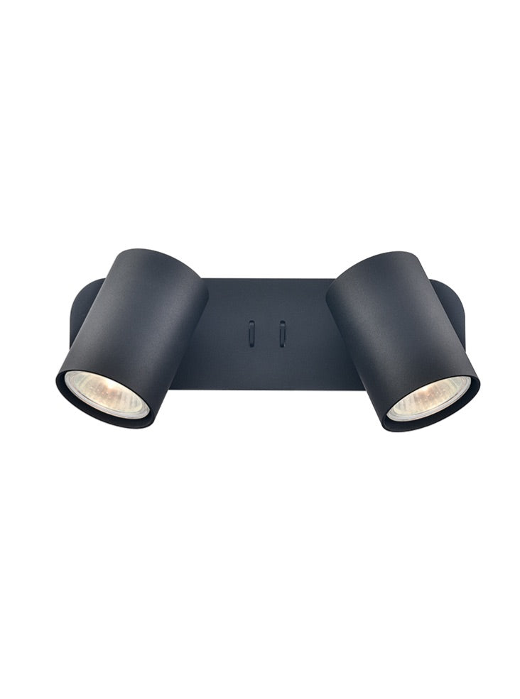 Franklite Franklite Duet 2lt spotlight in matt black Duet part no ...