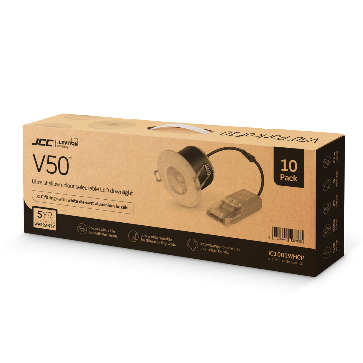 JCC Lighting part no JC1001WHCP JCC Lighting JC1001WHCP V50™ Fire-rated ...