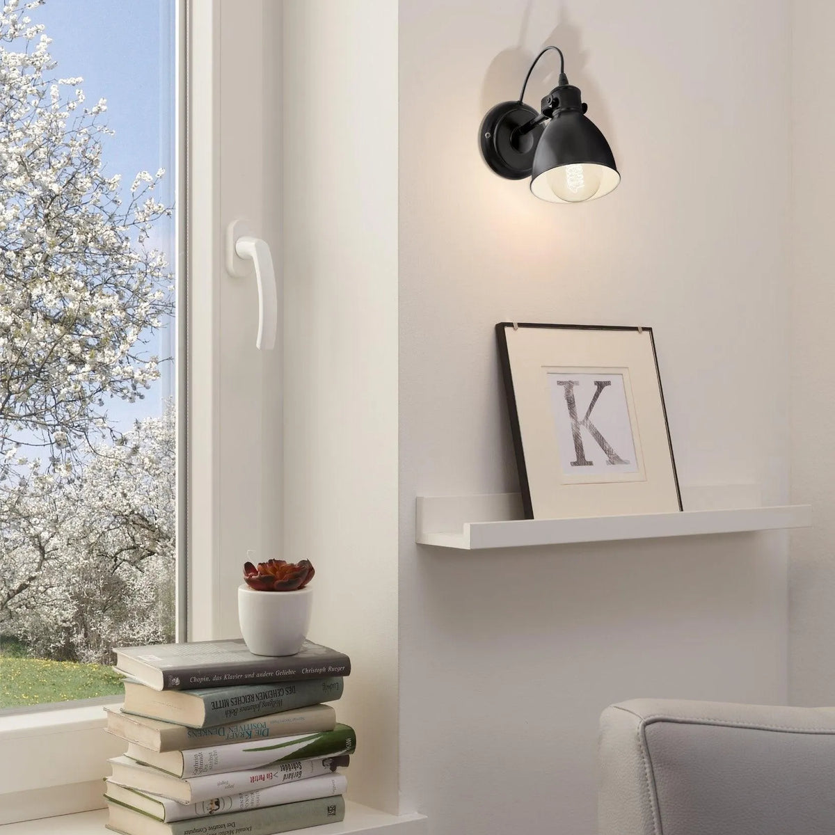 EGLO part no 49468 EGLO Lighting Indoor Wall Light Fitting PRIDDY ...