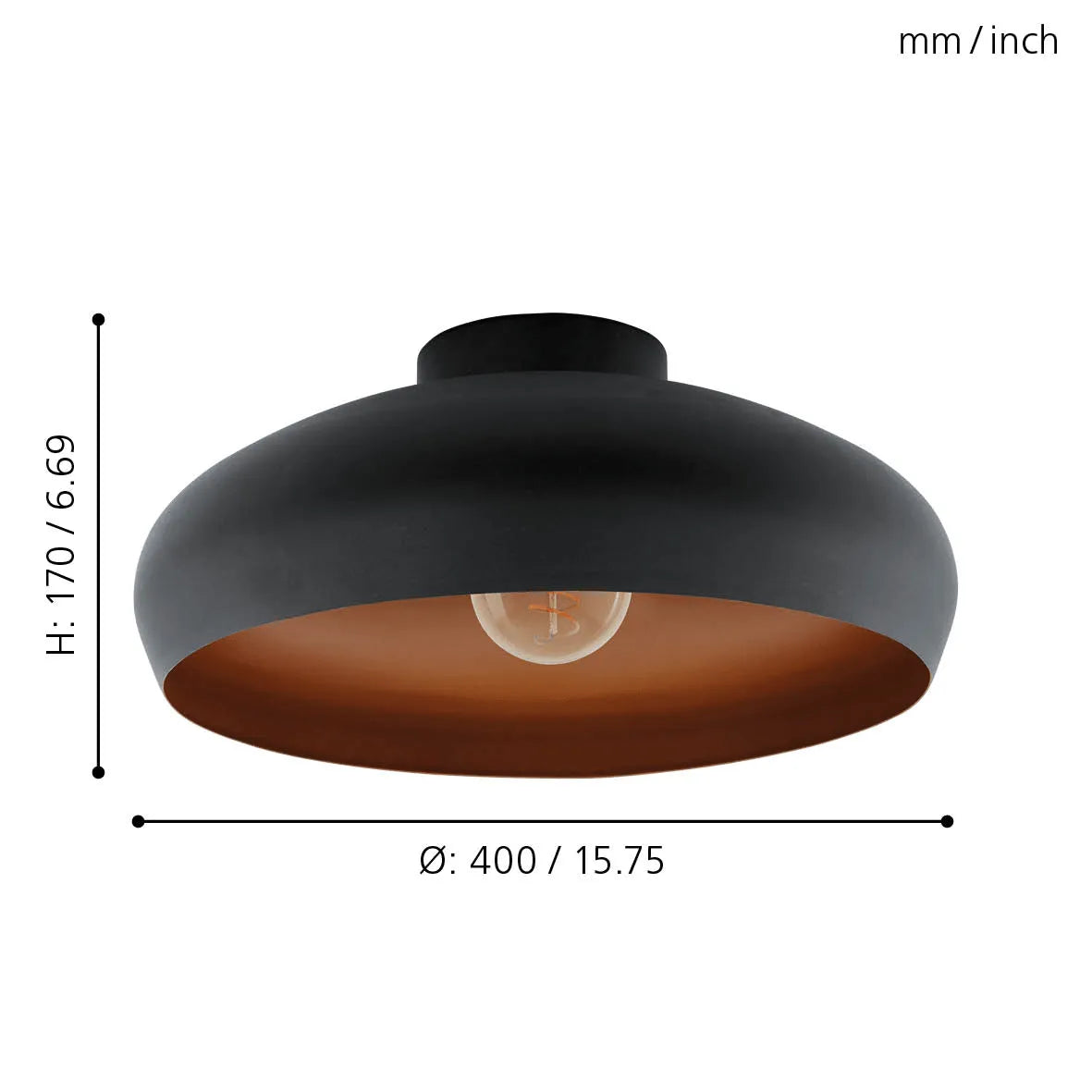EGLO part no 94547 EGLO Lighting Indoor Ceiling Light Fitting MOGANO ...