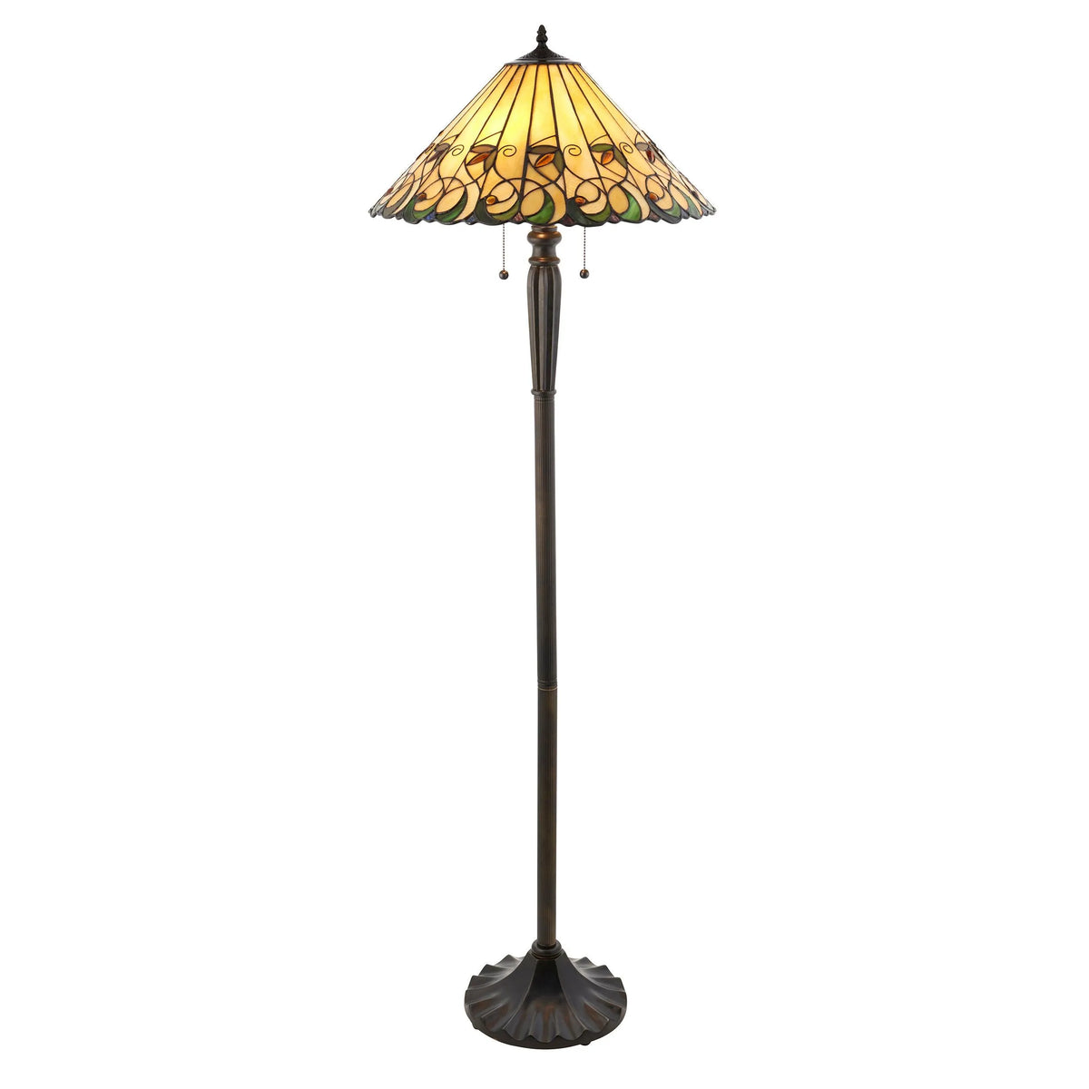 Endon lighting Jamelia range 64192 - 2 lamp Floor Lamps at great prices ...