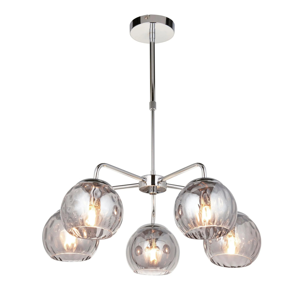 Endon lighting Dimple range 97972 - 5 lamp Pendant Light at great ...